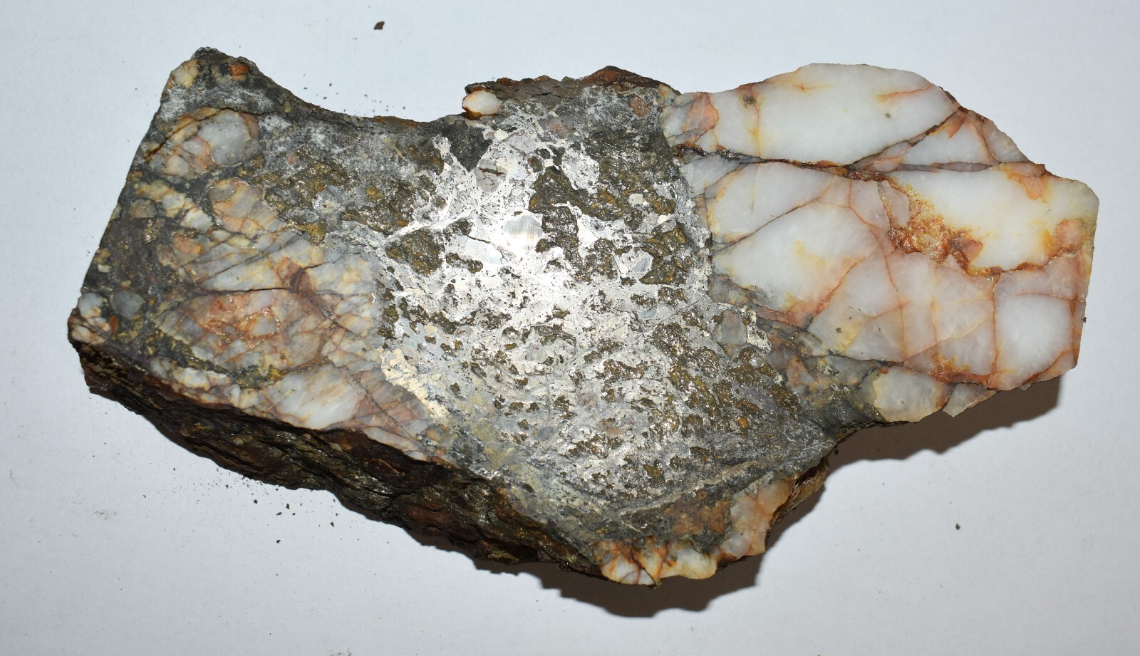 Gold Platinum Silver Ore Quartz 1800s Ore Knob Copper Mine North ...