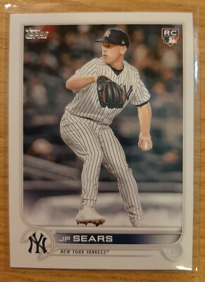 2022 TOPPS UPDATE JP SEARS ROOKIE #210 NEW YORK YANKEES | eBay