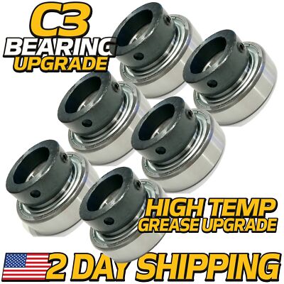 6 Spindle Bearings for Grasshopper 120081 CSA205-16 w/C3 & HiTemp ...