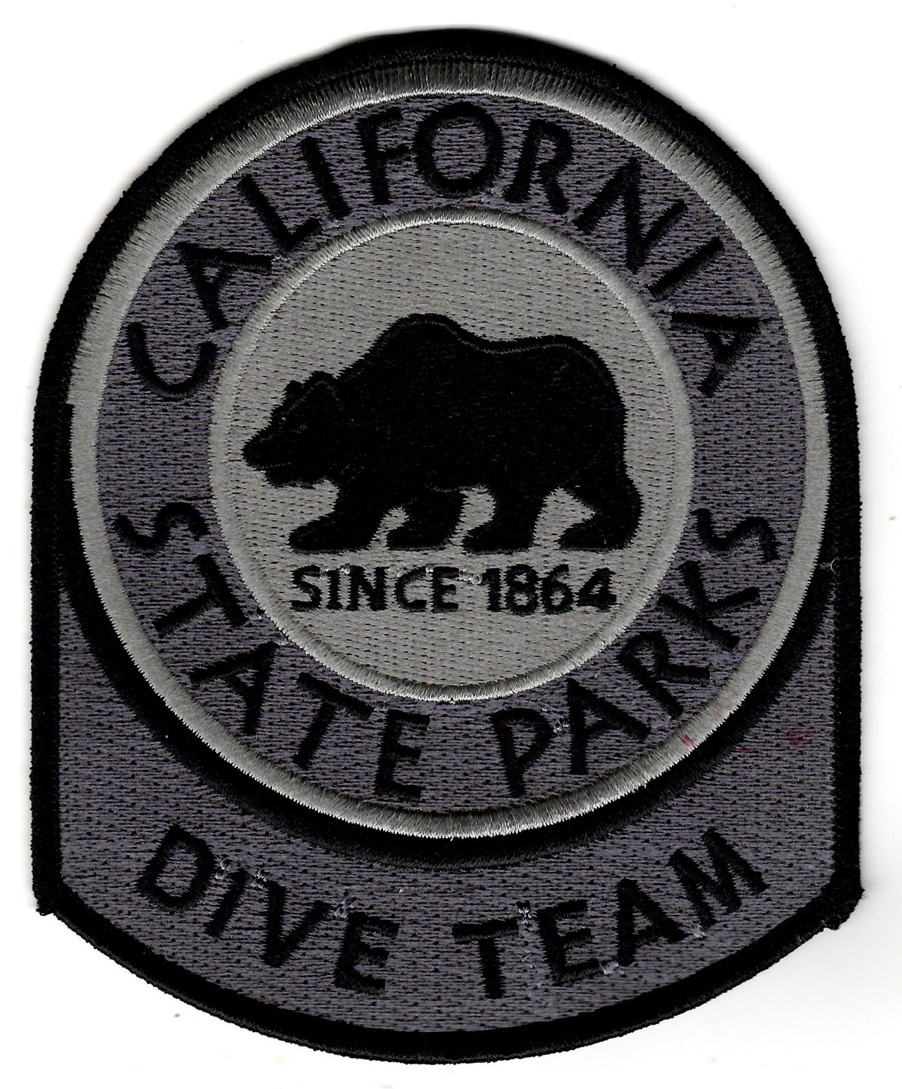 California State Parks Ranger Lifeguard Dive Team - 5" size - subdued ...