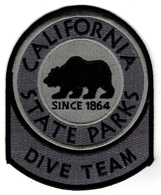 California State Parks Ranger Lifeguard Dive Team - 5" size - subdued ...