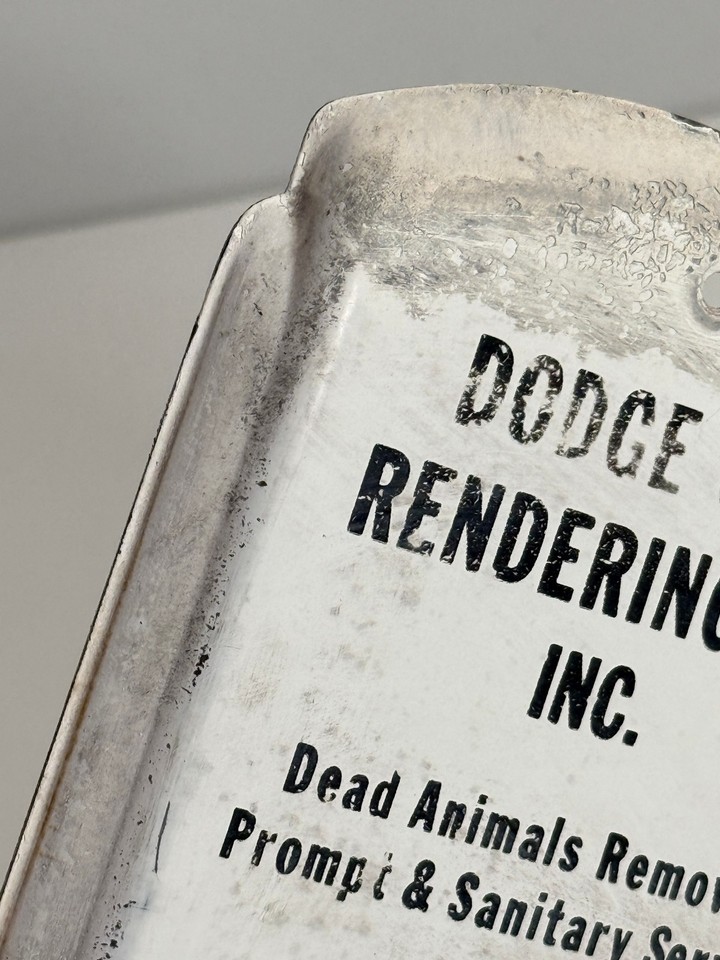RARE Dodge City Kansas KS Rendering Advertising Thermometer Dead ...