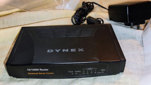 Dynex 10/100M Router Turns On. I Have No Way To Test It Asis. | eBay