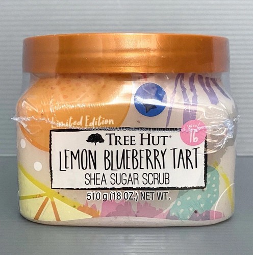 Tree Hut LEMON BLUEBERRY TART Shea Sugar Scrub Limited Edition 18 oz ...