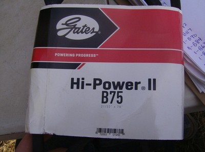 GATES HI POWER B75 DRIVE BELT | eBay