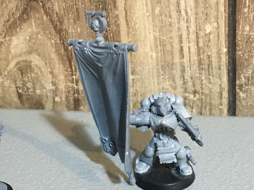 A31127 WARHAMMER 40K SPACE MARINES DARK ANGELS CUSTOM ANCIENT ...