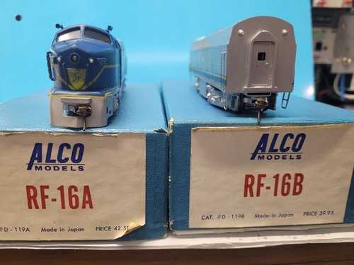 Alco Models D&H RF-16 A&B Set (2) Painted Head Light HO,DC | eBay