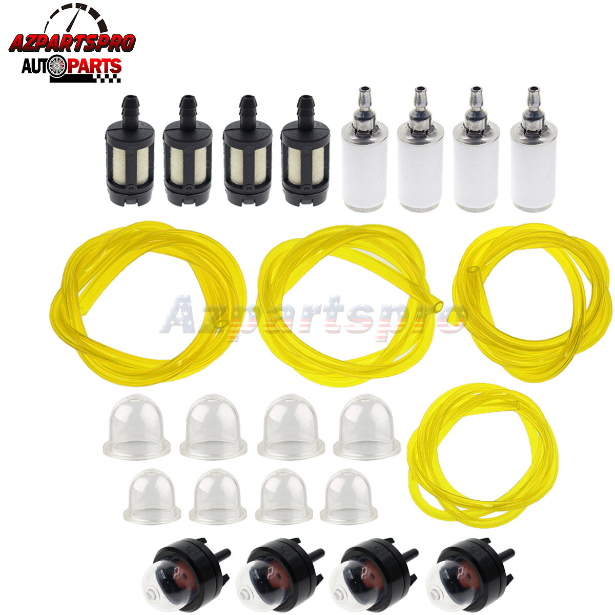 Fuel Filter Line Primer Bulb Kit Set For Stens 615-764 Ryobi 791-683974 ...