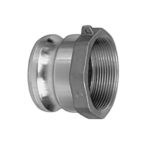 Aluminum Part A Male Adapter x Female NPT for Lay Flat Hoses - 1.5",2 ...