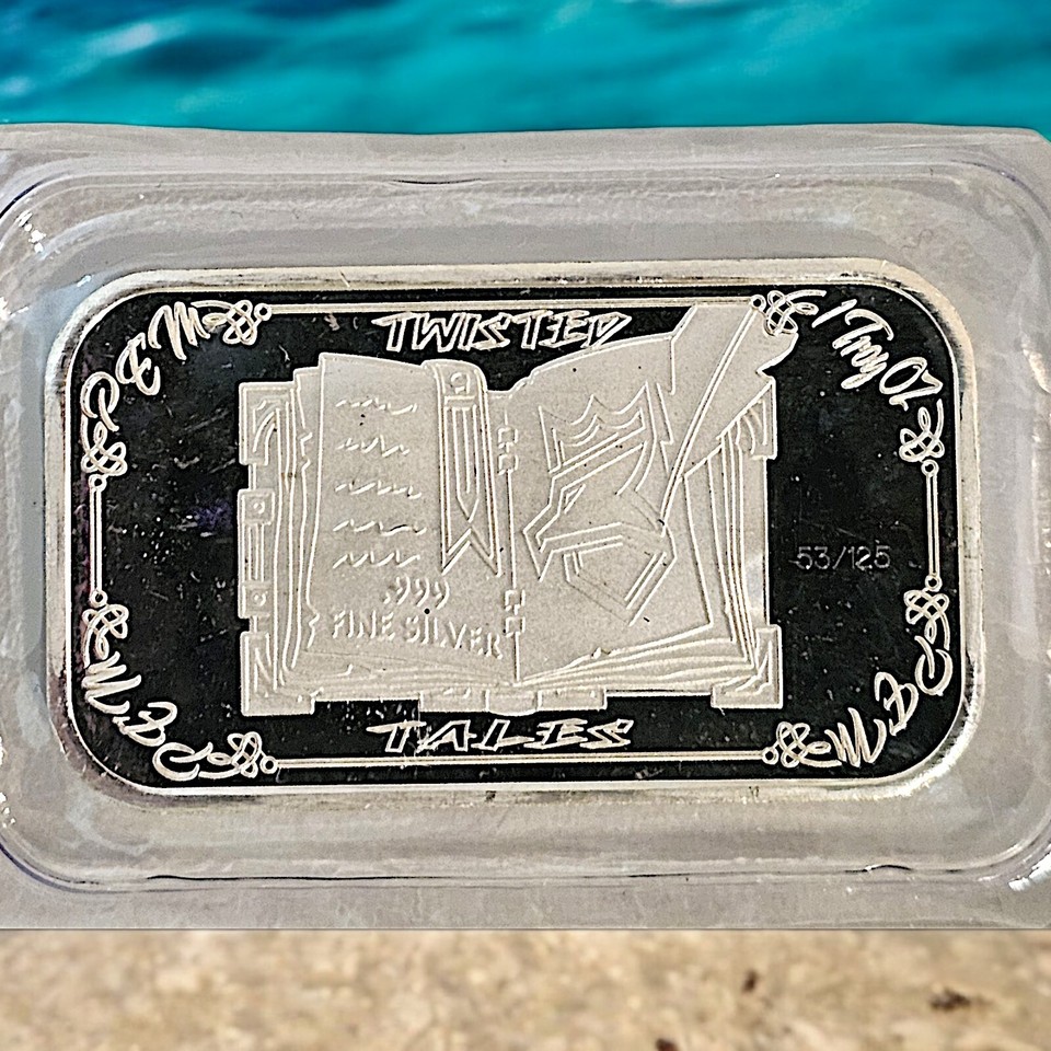 Postal Express Mint Franklin Hood Monsters PEM 1oz .999 Proof Silver ...