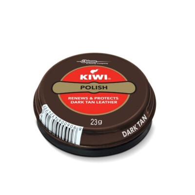 Kiwi Shoe Polish - Boot Polish, Brown Neutral & Tan 23 ML Boot Care Tin ...
