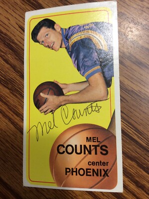 1970 Topps #103 Mel Counts Signed Auto Autographed Card PHOENIX Suns | eBay