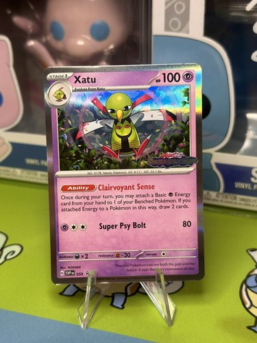 Xatu SV059. Paradox Rift Pokemon Prerelease Promo Card | eBay