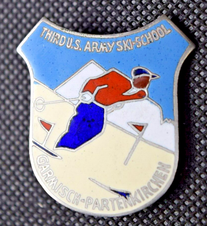 Third US Army Ski School Ski Pin | eBay