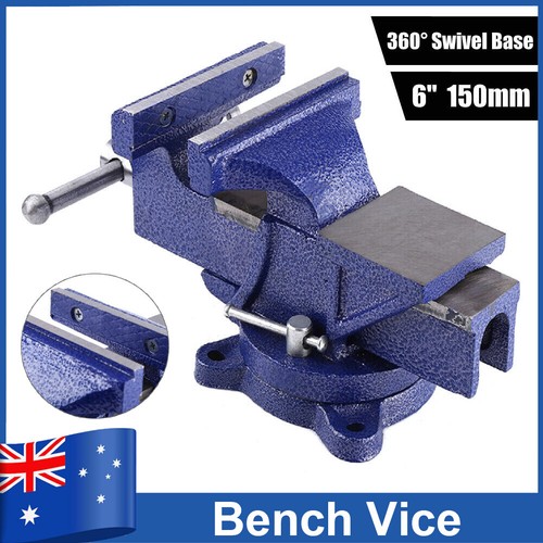 6" 150mm Heavy Duty Industrial Engineers Bench Vice Swivel Base Table ...