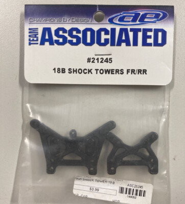 Team Associated RC18T 21245 18T FRONT AND REAR SHOCK TOWERS | eBay