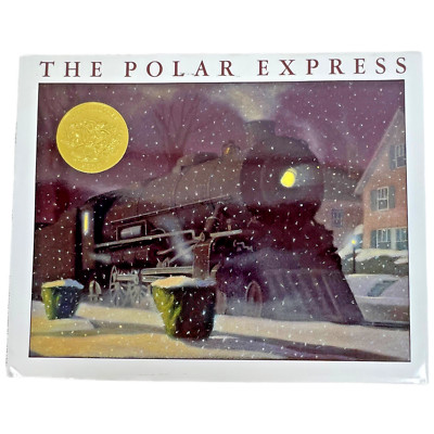 The Polar Express By Chris Van Allsburg 1985 First Edition HardCover DJ ...