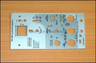 Tektronix PG506 Calibration Generator Aluminum Faceplate P/N 333-1863 ...