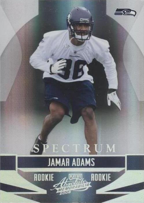 2008 Playoff Absolute Memorabilia - Rookie Jamar Adams #188 Spectrum ...