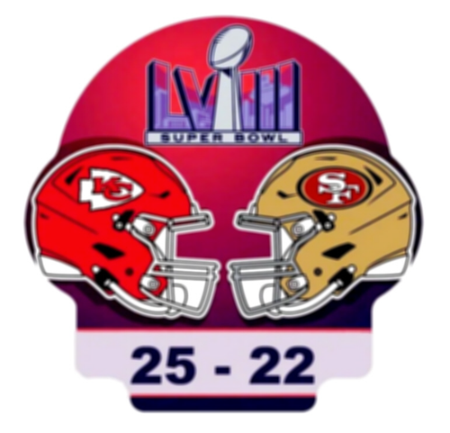 KC Chiefs Pins Kansas City Super Bowl 58 Pin Champion Game Score 49ers ...