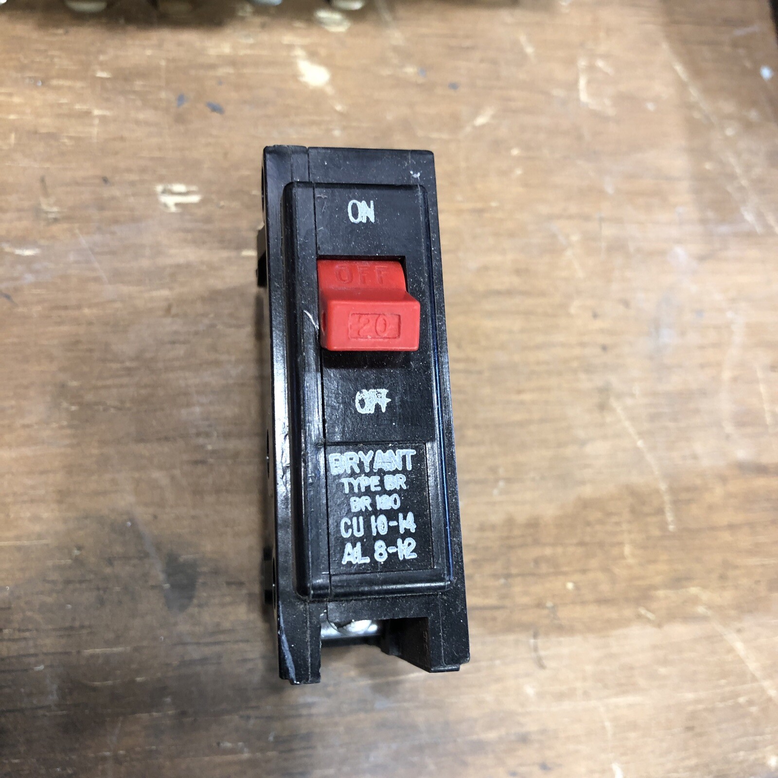 Bryant BR120 1 Pole 20 Amp Type BR Circuit Breaker | eBay