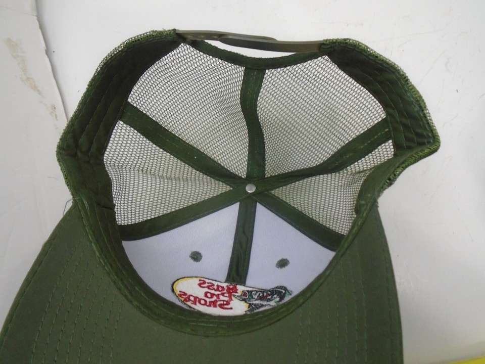Bass Pro Shops Embroidered Club Logo Hat Trucker Cap Mesh Snapback Back ...
