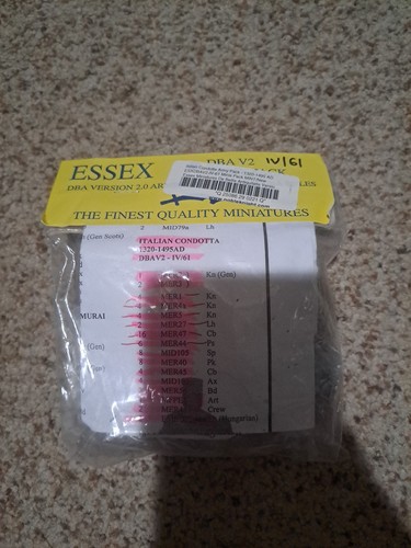 Essex Dba V2 Italian Condotta Army Pack 1320-1495 AD | eBay