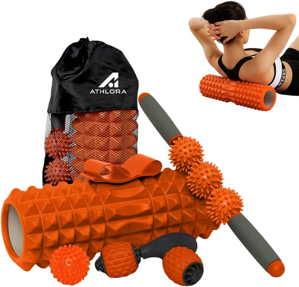6 in 1 Foam Roller Set - Foam Roller, Muscle Roller Stick, Y-Shape ...