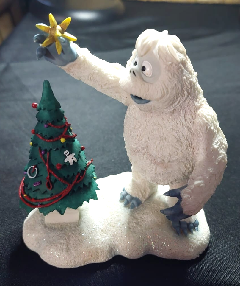 Vtg 2000 RUDOLPH Enesco Misfit Bumble Snowman Christmas Tree Figurine ...