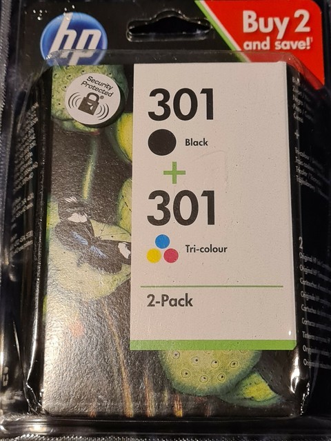 HP 301 Inkjet Cartridges - Black and Tri-Colour for sale online | eBay