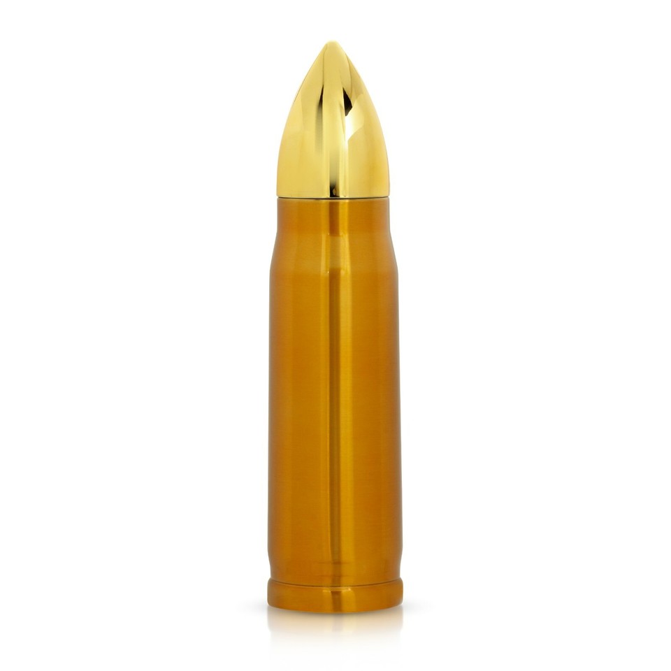 Bullet Thermos Coffee Mug Military Hunting Flask Novelty Stainless ...