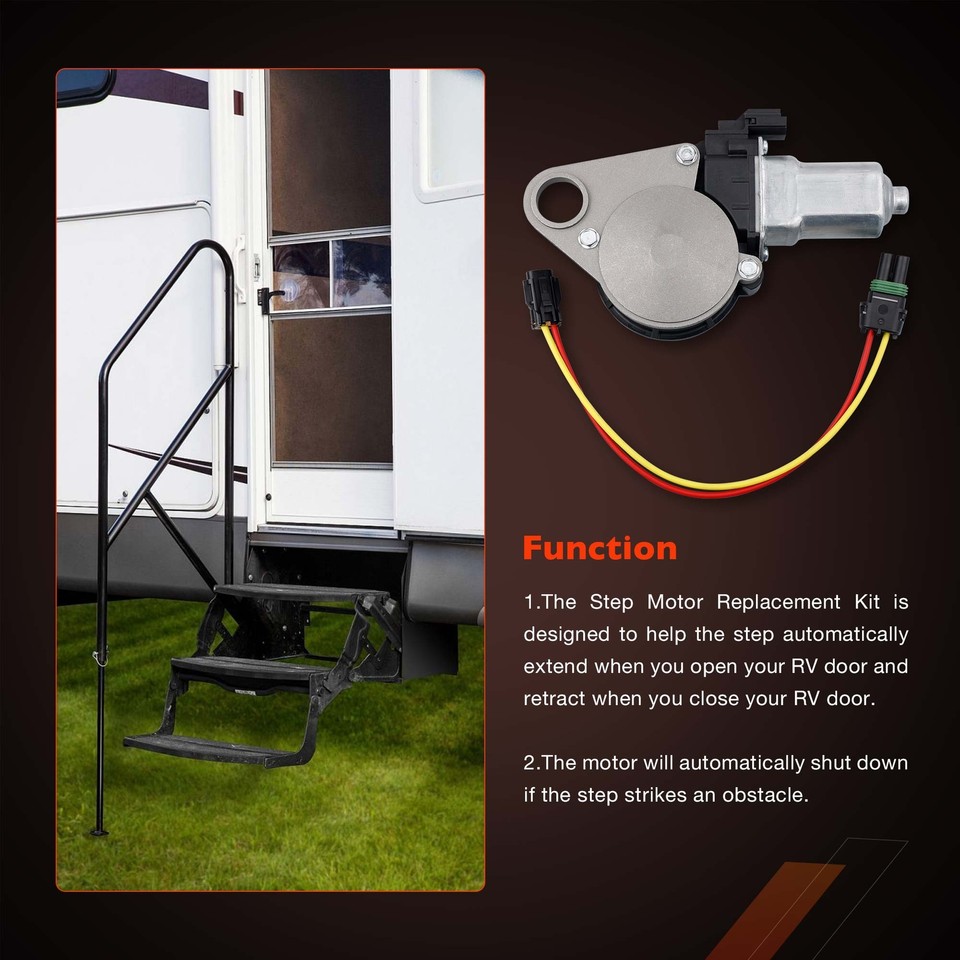 379608 Replacement Kit for Lippert Kwikee Electric RV Stair Step Pre ...