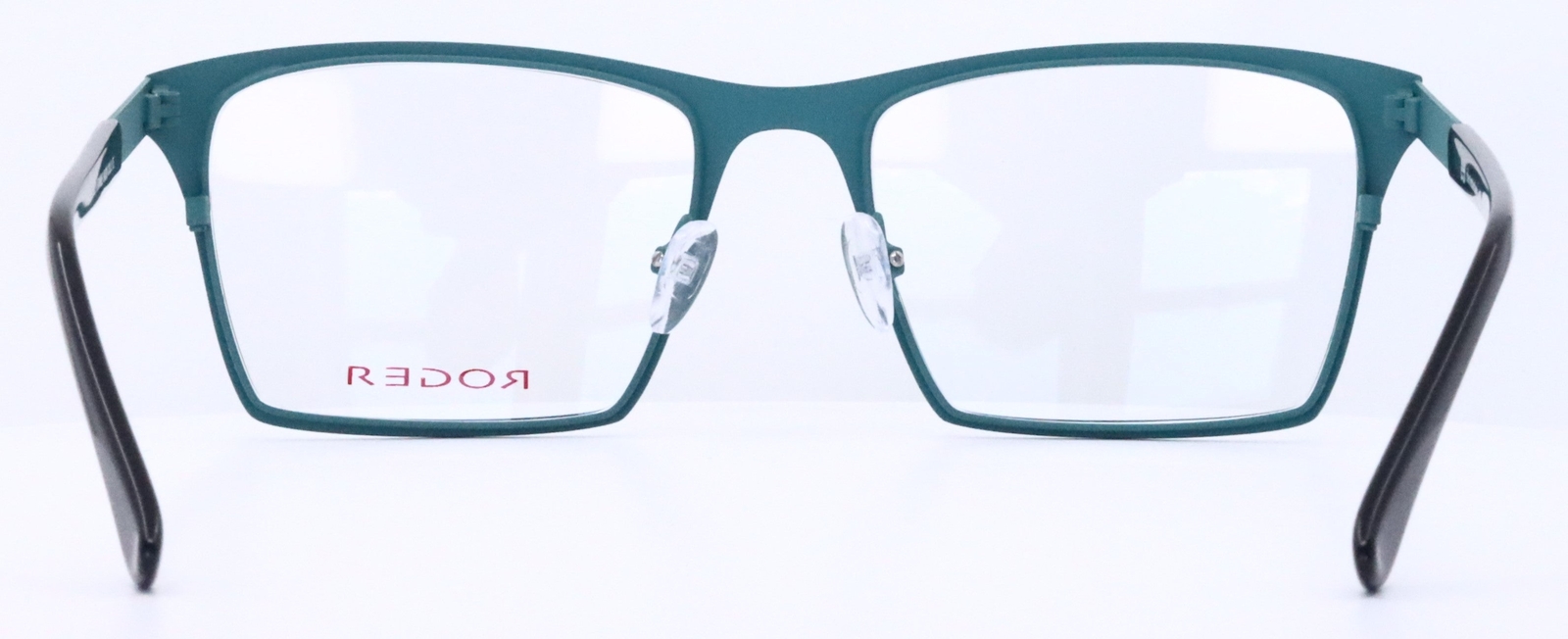 ROGER CHICO GRANDE Col.3 Turquoise Red Mens Rectangle Eyeglasses 54-20 ...