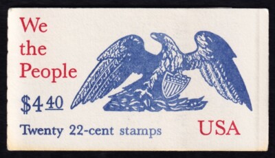 United States Scott BK 162 Full Unexploded Booklet (1987) Mint NH VF W ...
