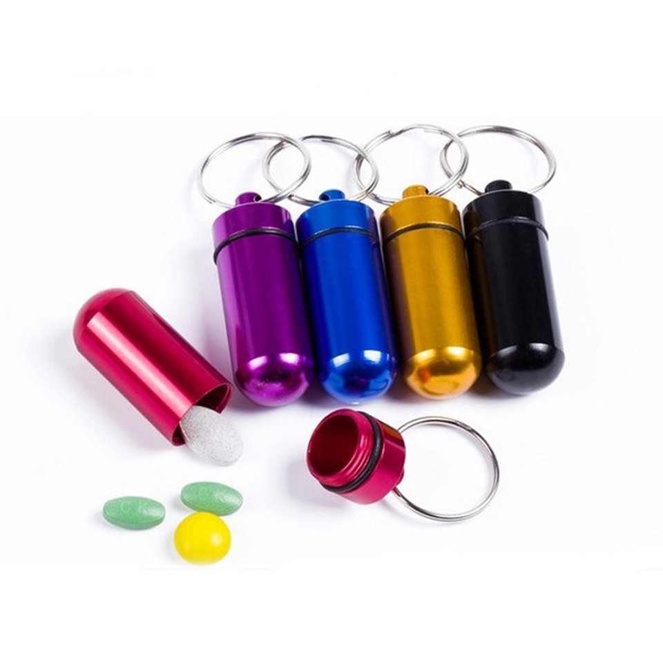 STASH SAFE STORAGE PILL BOX BOTTLE KEY-RING-CHAIN | eBay UK