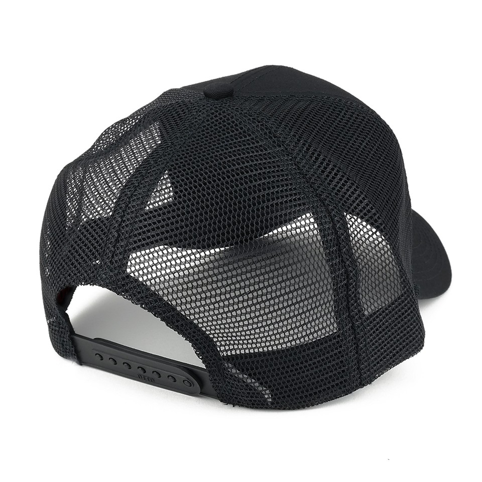 NASA Worm Red Text Embroidered Iron On Patch Snapback Trucker Mesh Cap ...