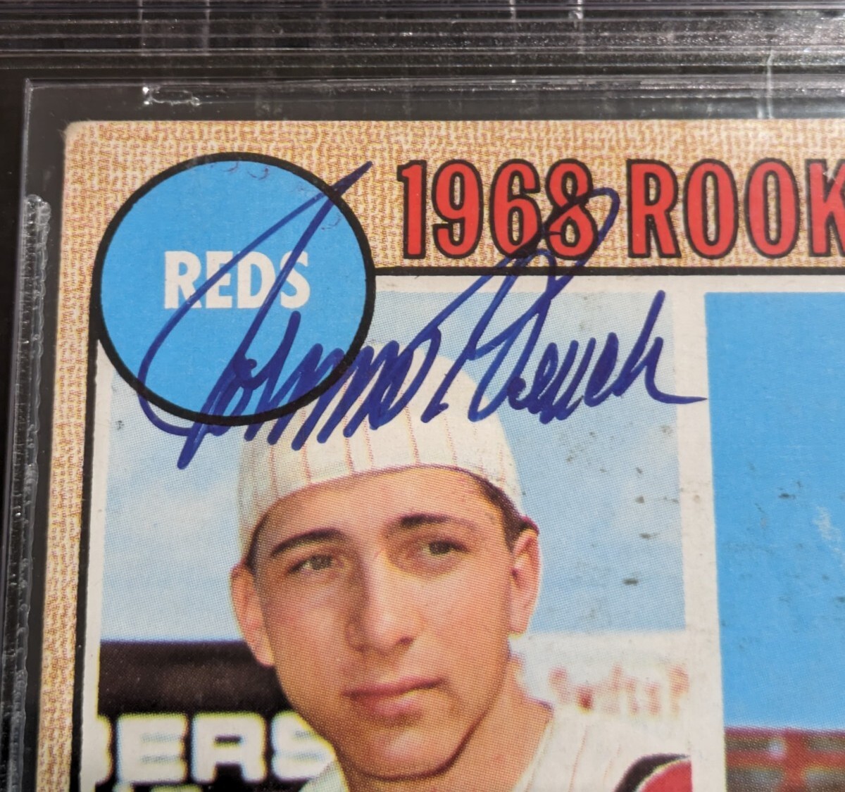 1968 Topps Johnny Bench SIGNED ROOKIE AUTO BGS Authentic MINT Autograph ...