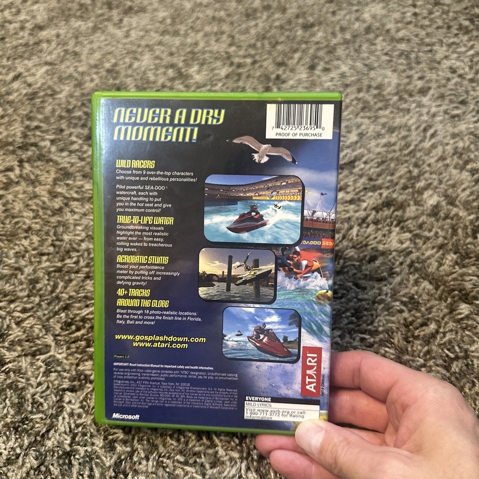 *Splashdown (Microsoft Xbox, 2002) Complete, Tested 742725236950| eBay