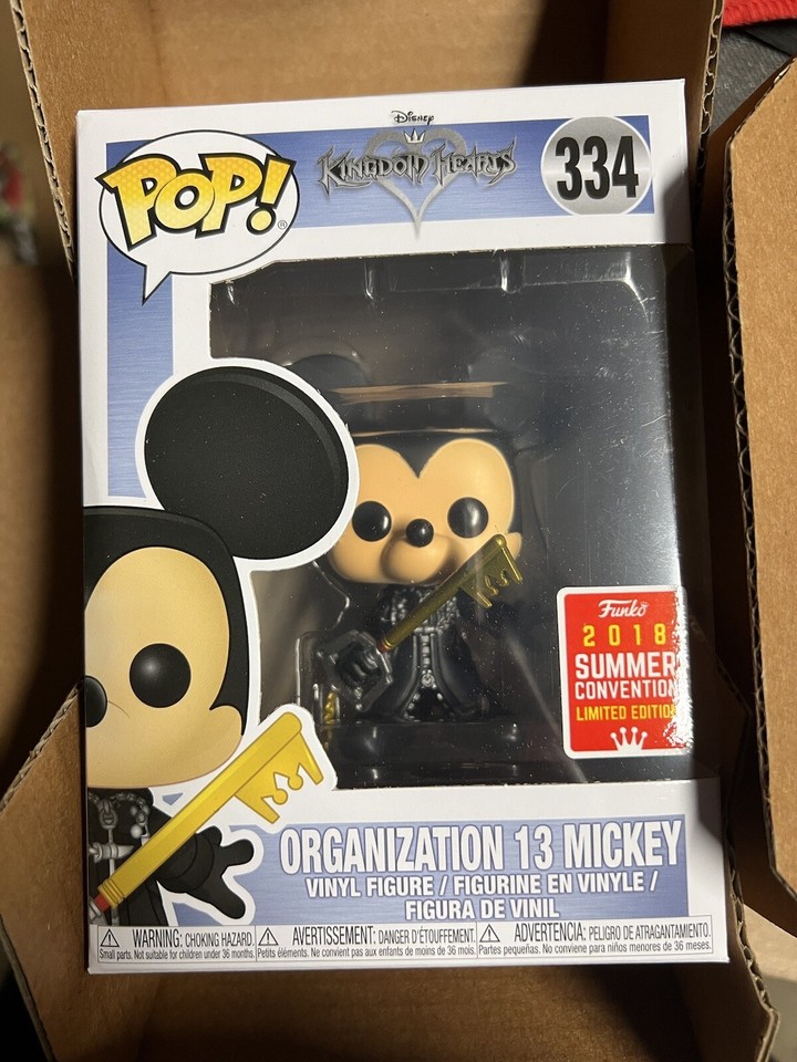 Funko Pop! Kingdom Hearts Organization 13 Mickey #334 2018 Summer ...
