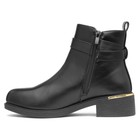 Krush Womens Boots Black Adults Ladies Chelsea Zip Ankle Elasticated ...