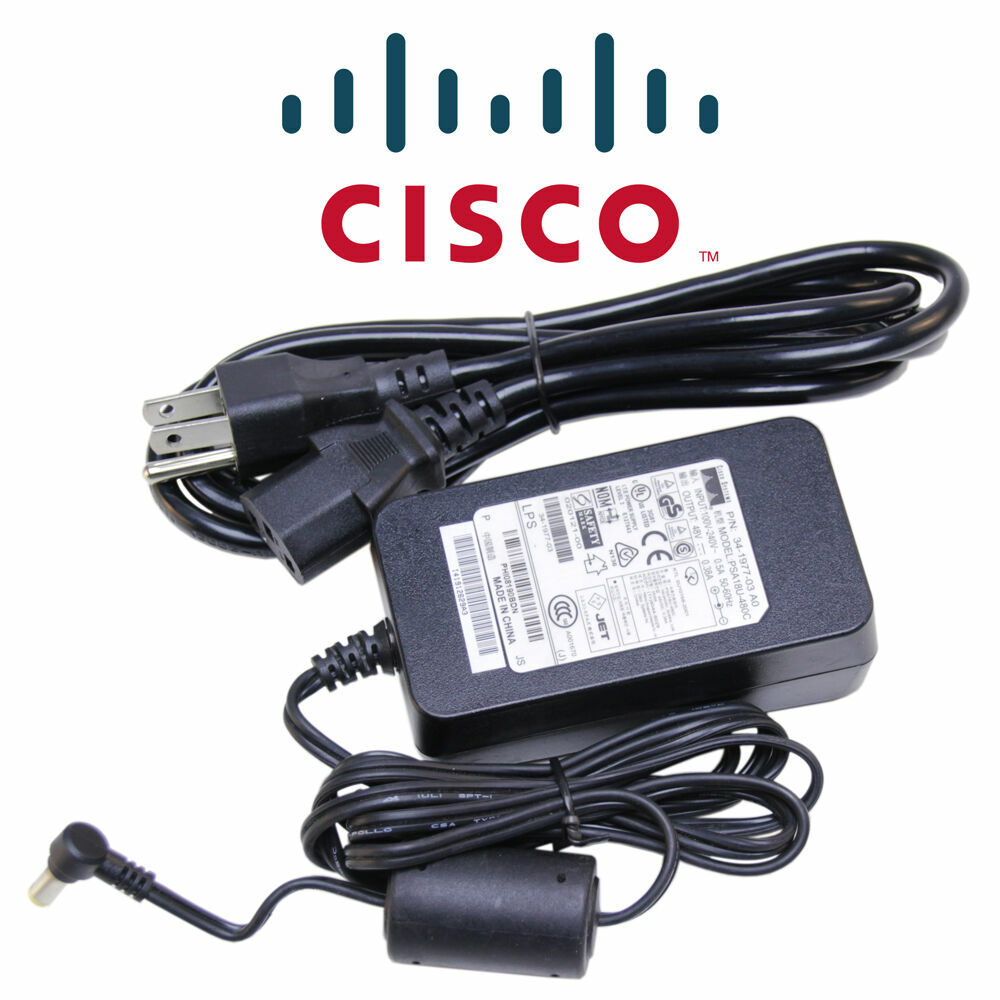 NEW Genuine Cisco AC Adapter 48V 0.38A 18W ADP-18PB Power Charger | eBay