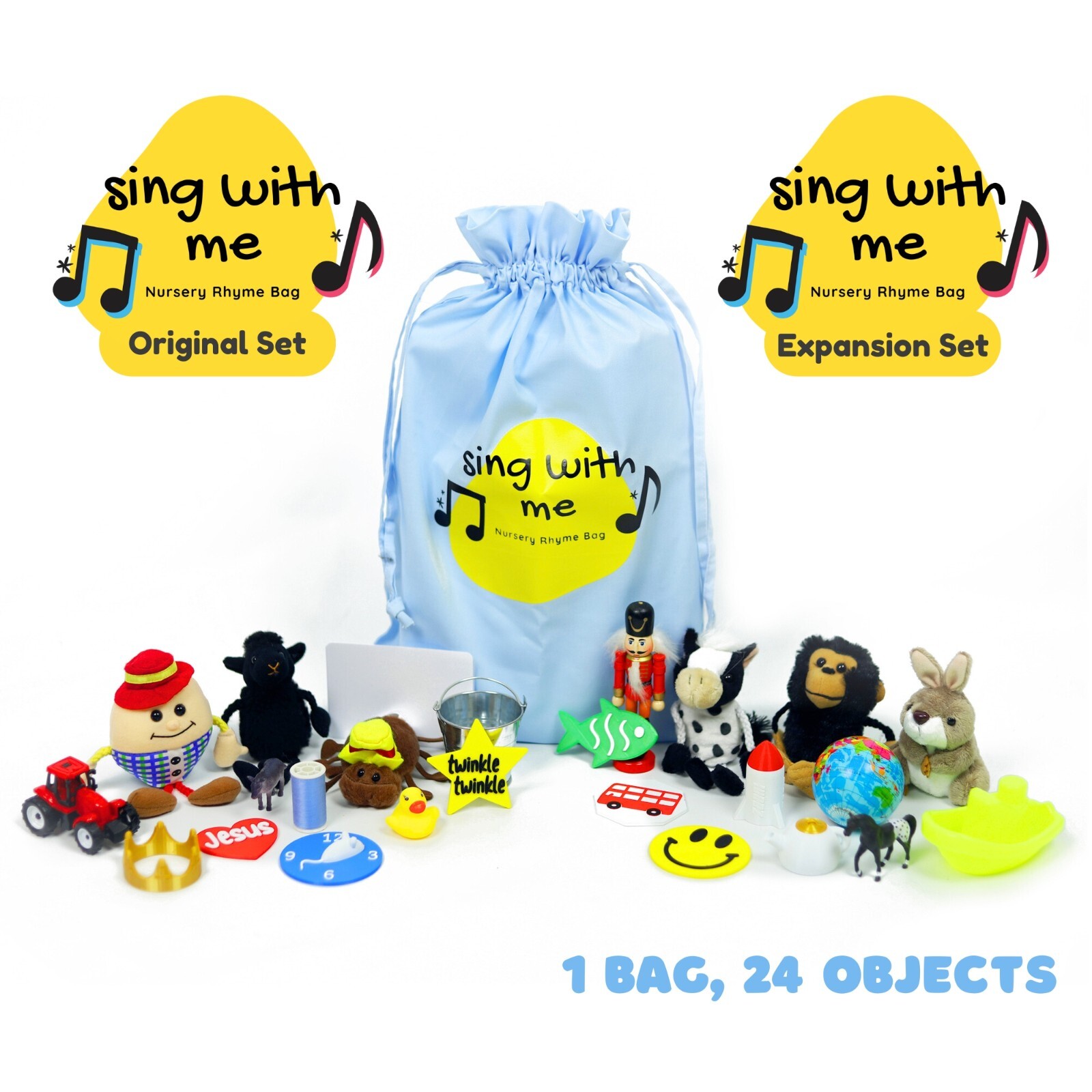 Nursery Rhyme Song Bag Story Sack Props Musical EYFS Kids Toddlers | eBay