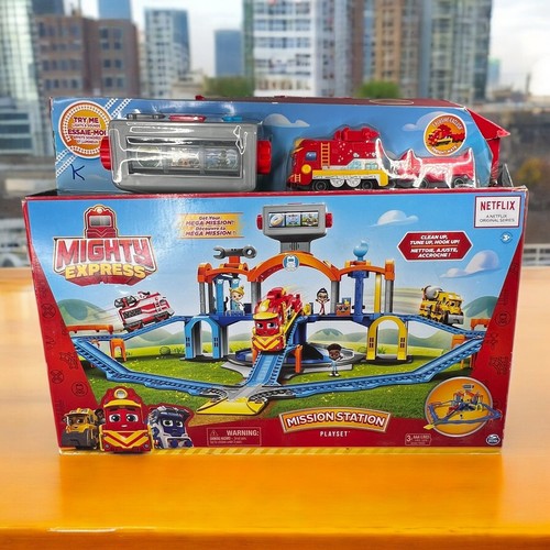 Mighty Express, Mission Station Playset with Exclusive Freight Nate Toy ...