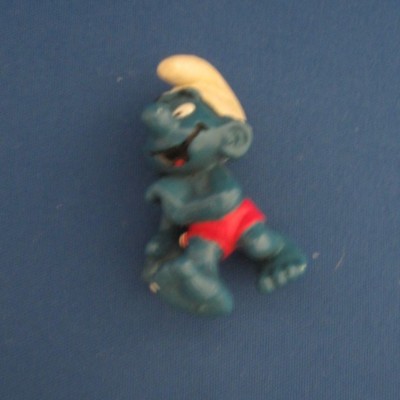 Smurfs 20137 Surfer Smurf Surf Board Vintage Schleich Figure PVC 1981 ...