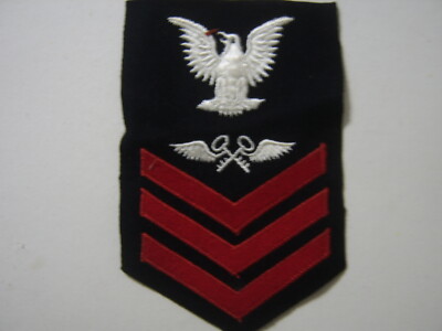 USN AVIATION STOREKEEPER RATING BADGE AK1 PO1 WOOL FROM 1944:KY20-2 | eBay
