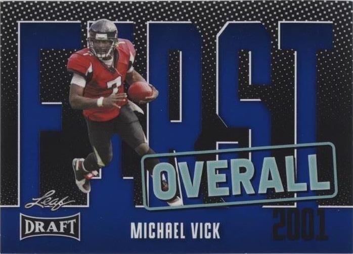 2023 Leaf Draft - #1 Michael Vick #9 Blue for sale online | eBay