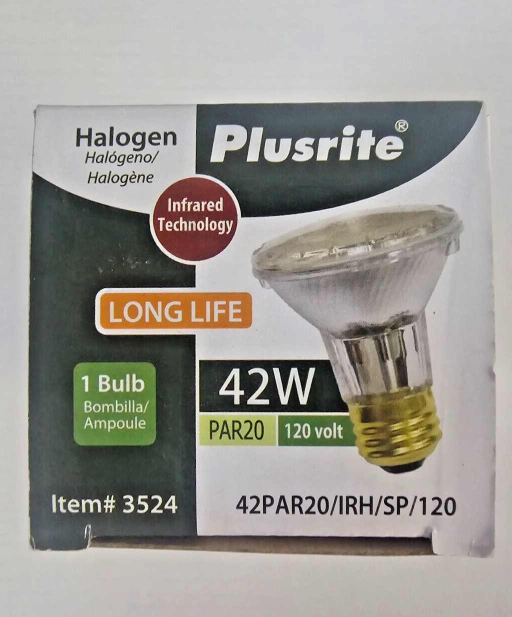 Plusrite 42PAR20/IRH/SP/120 (3524) Spot Lamp | eBay