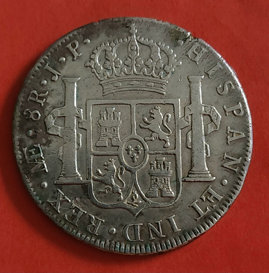 PERU Silver Coin 8 REALES 1805 JP VF cleaned | eBay