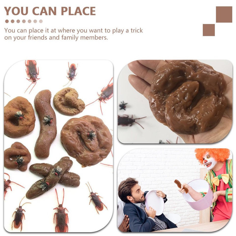 Feces Prank Prop April Fools Pranks Realistic Fake Poop Practical Joke ...