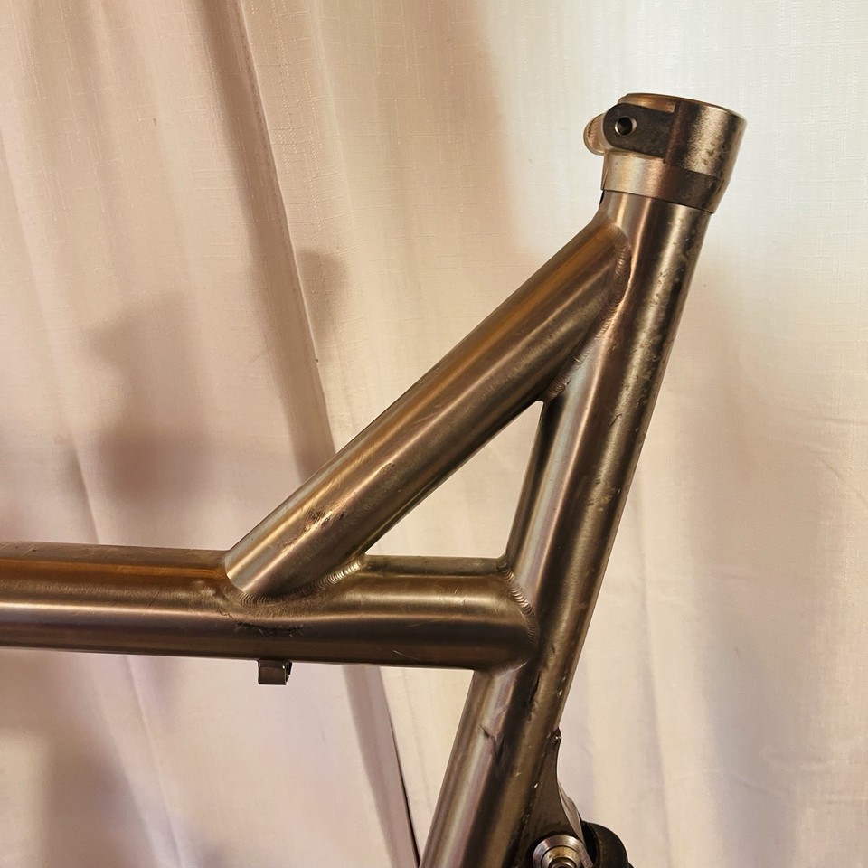 Seven Cycles Duo Handbuilt Titanium Full Suspension Monolink Frame XL ...